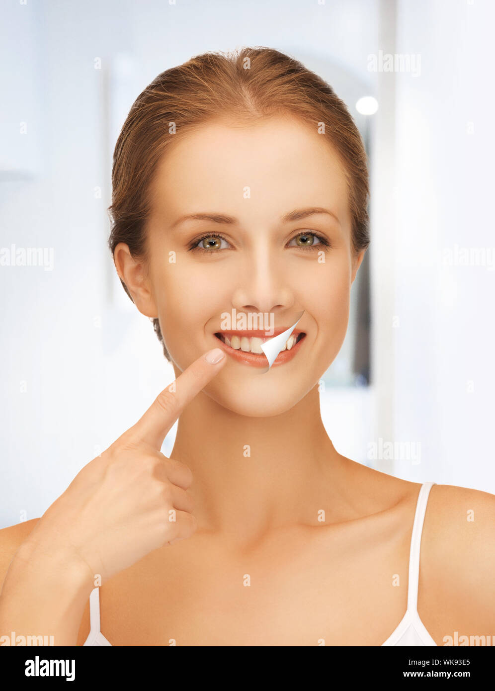 picture of beautiful woman with white teeth Stock Photo - Alamy