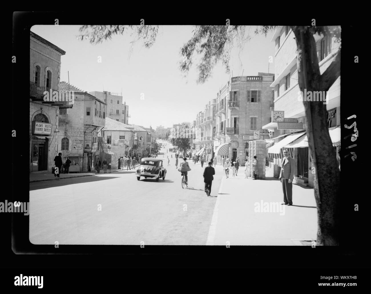 Jaffa road near Zion Circle Stock Photo - Alamy