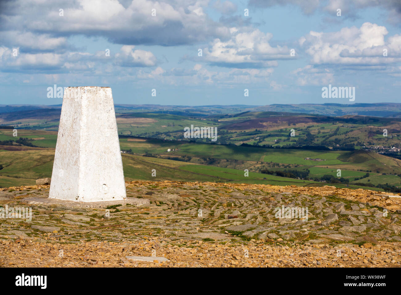 Trig point lancashire hi-res stock photography and images - Alamy