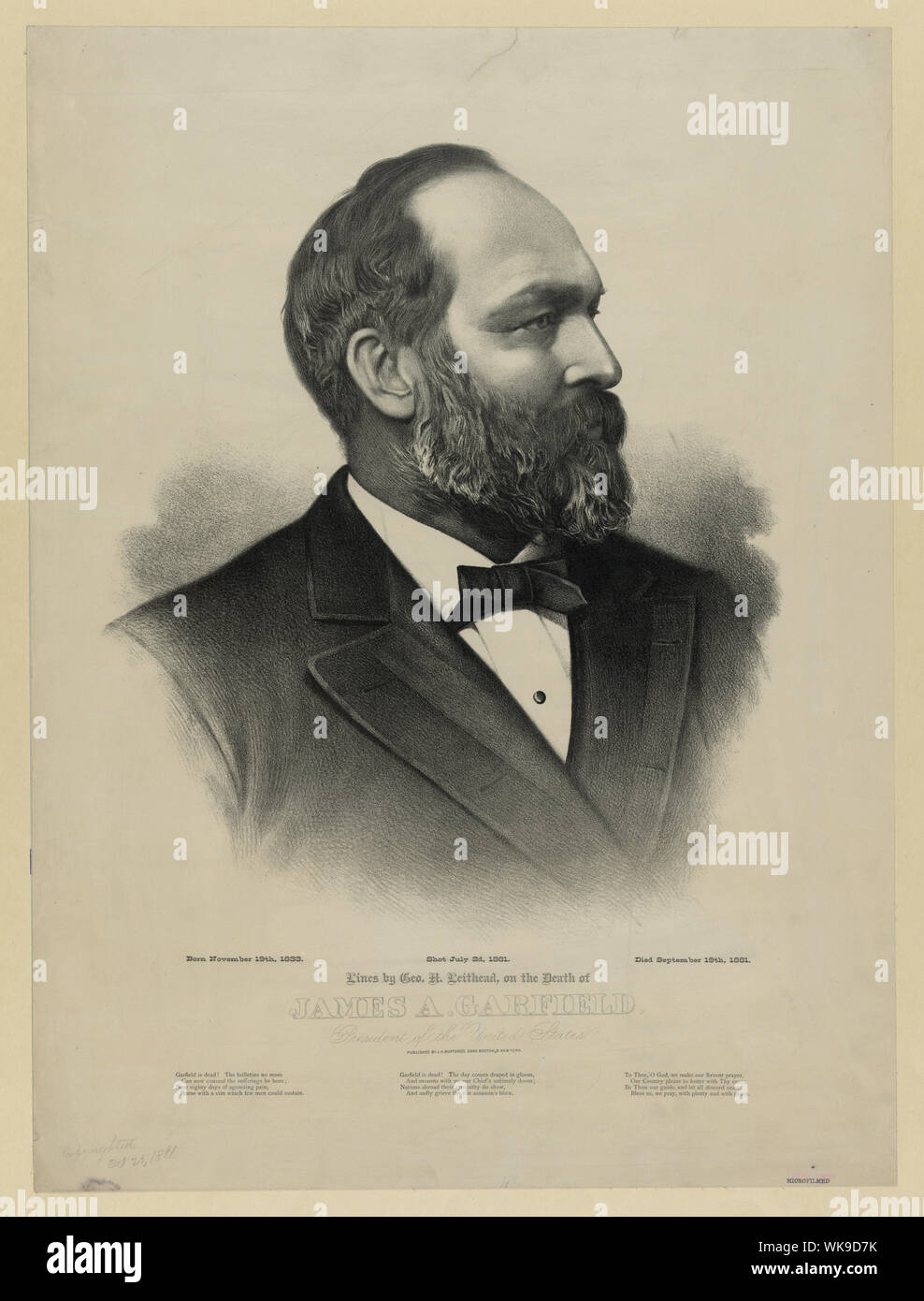 James A. Garfield Stock Photo - Alamy