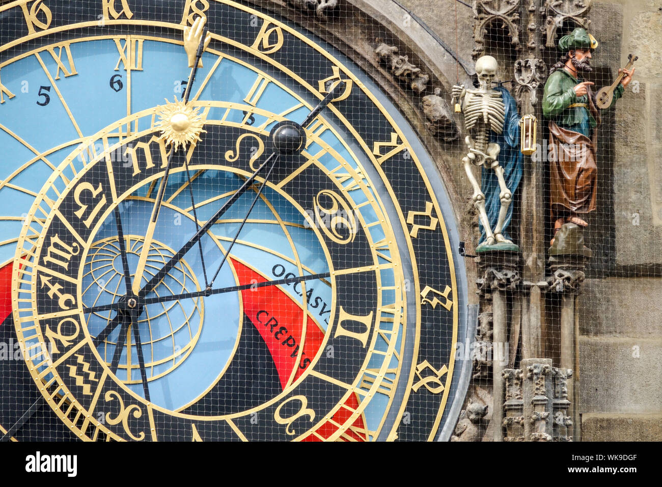 Prague Clock Czech Republic Prague astronomical clock on Prague Old ...