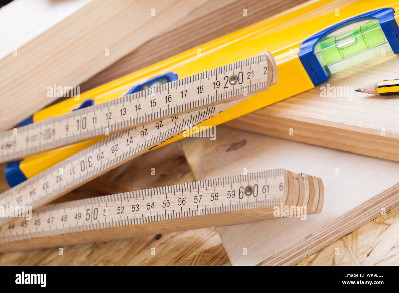 Carpenters ruler hi-res stock photography and images - Alamy