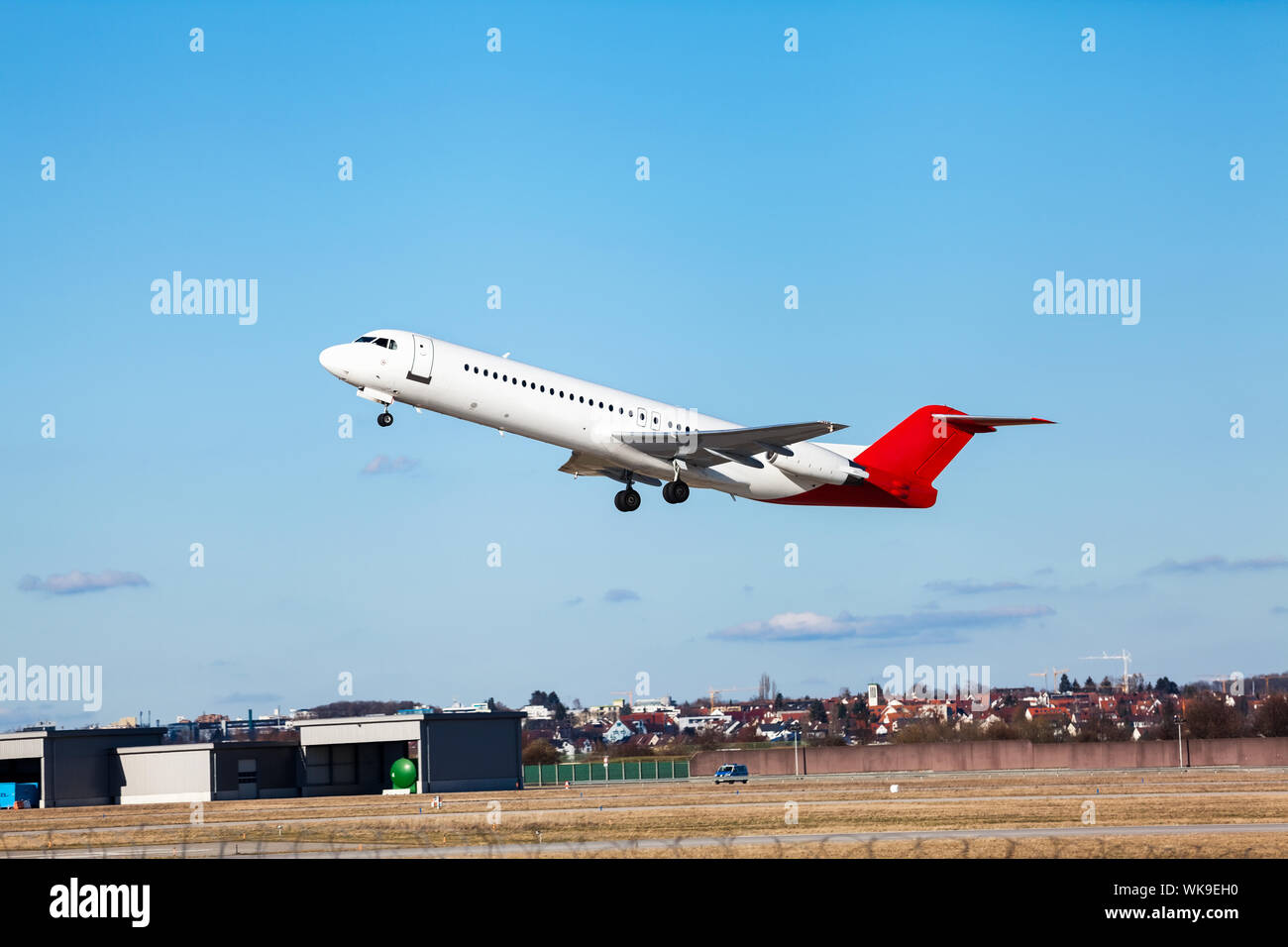 Aviation travel transport plane aeroplane lift off lifting off hi-res ...