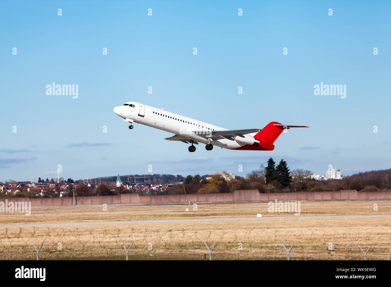 Aviation travel transport plane aeroplane lift off lifting off hi-res ...