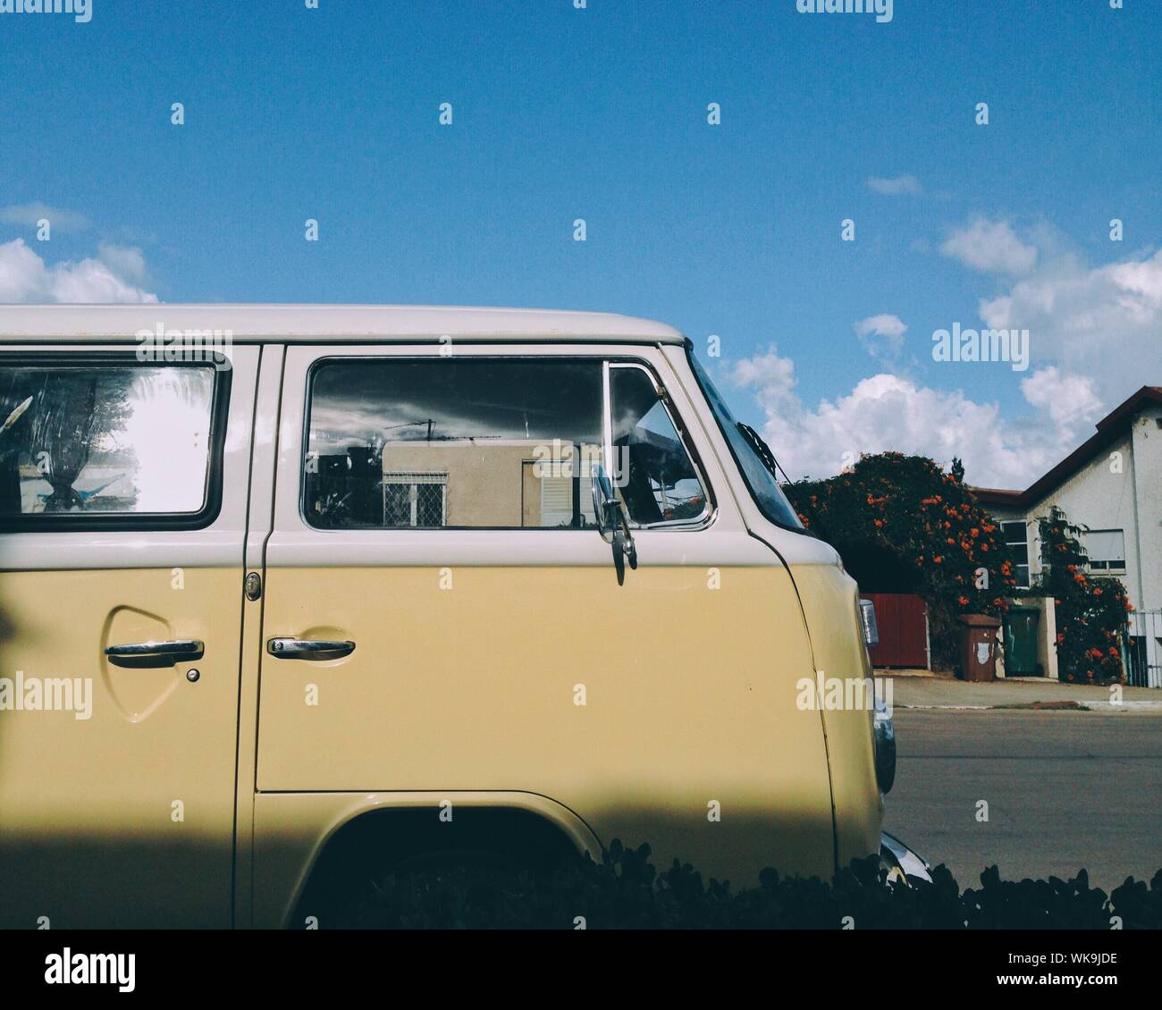 Parked van street hi-res stock photography and images - Alamy