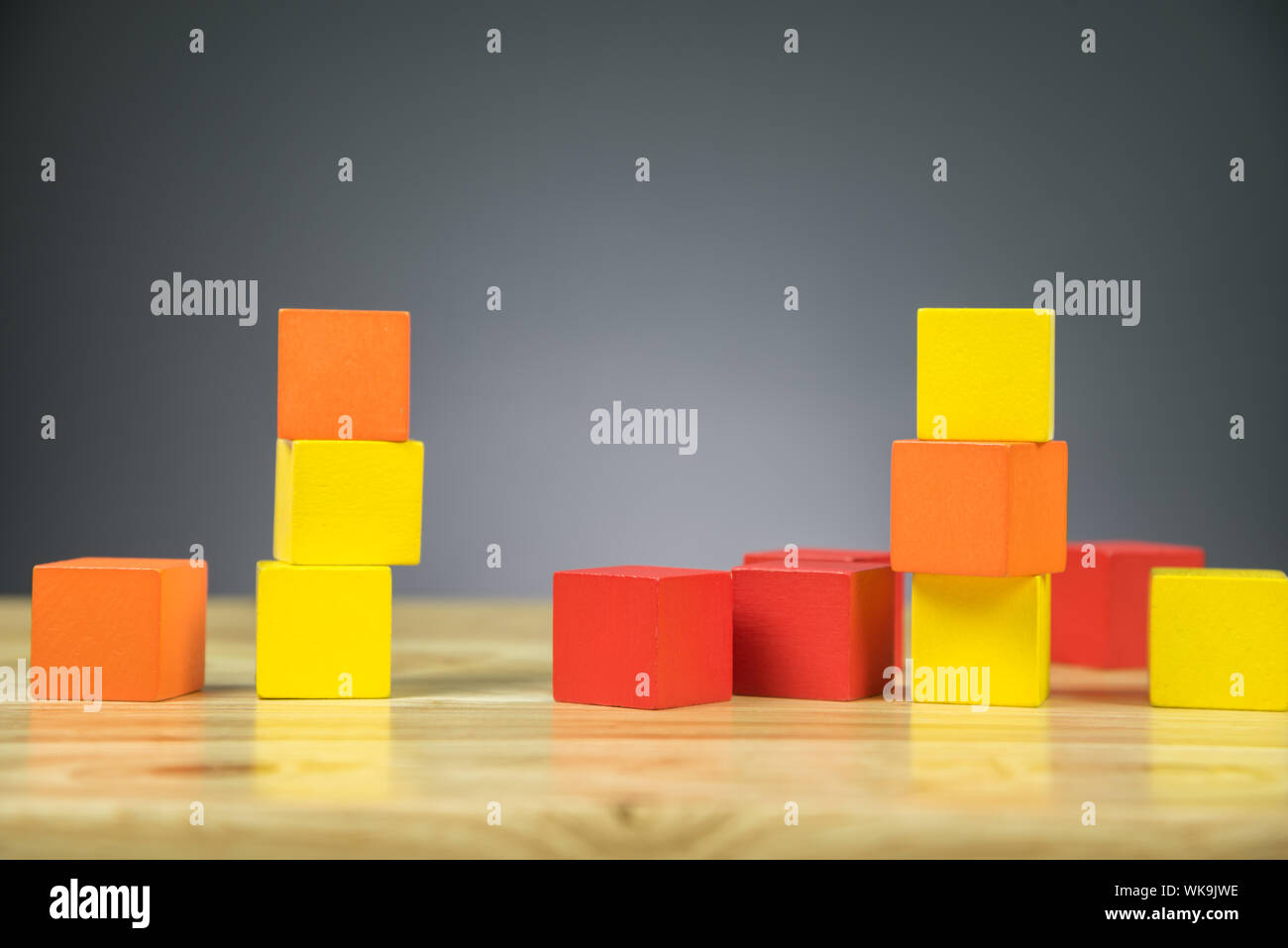 Red and yellow blocks hi-res stock photography and images - Alamy