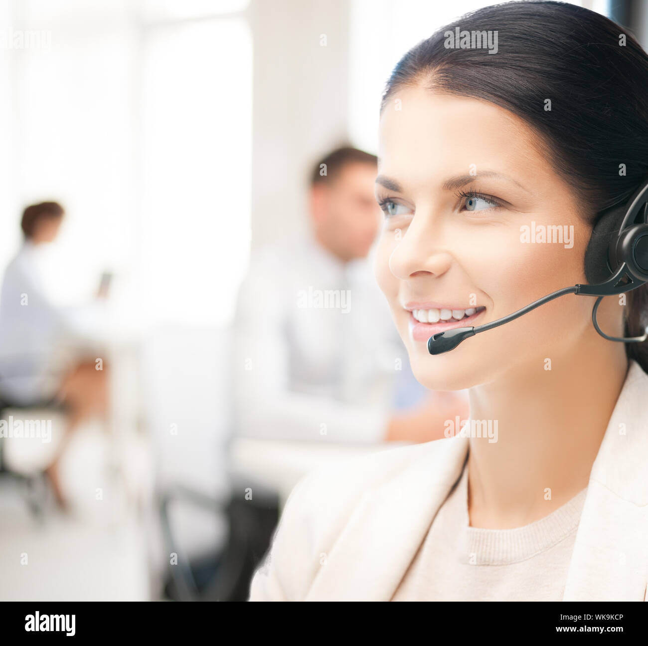 Helpline Staff High Resolution Stock Photography and Images - Alamy