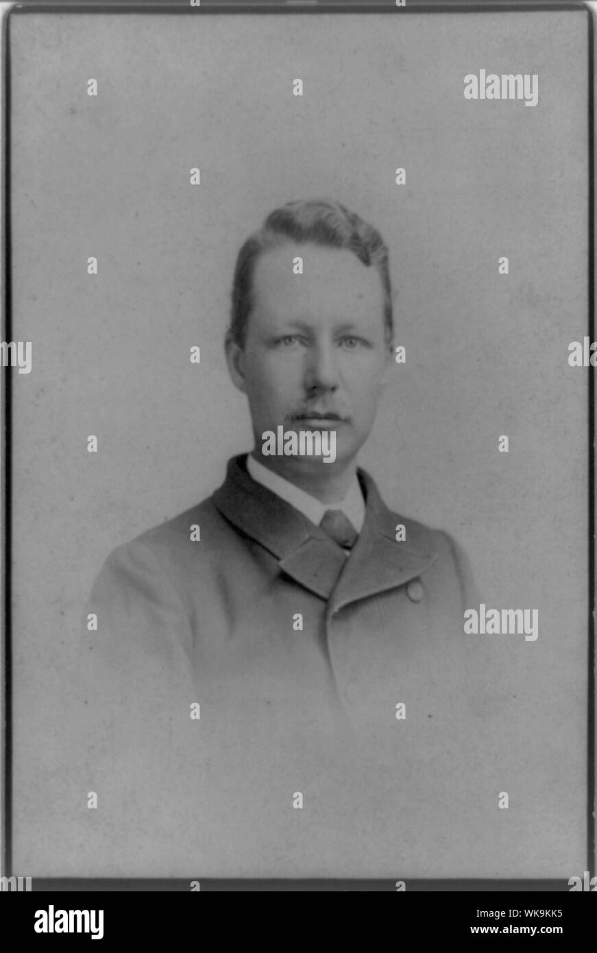 James Edward Benedict, head-and-shoulders portrait, facing front / A.D ...