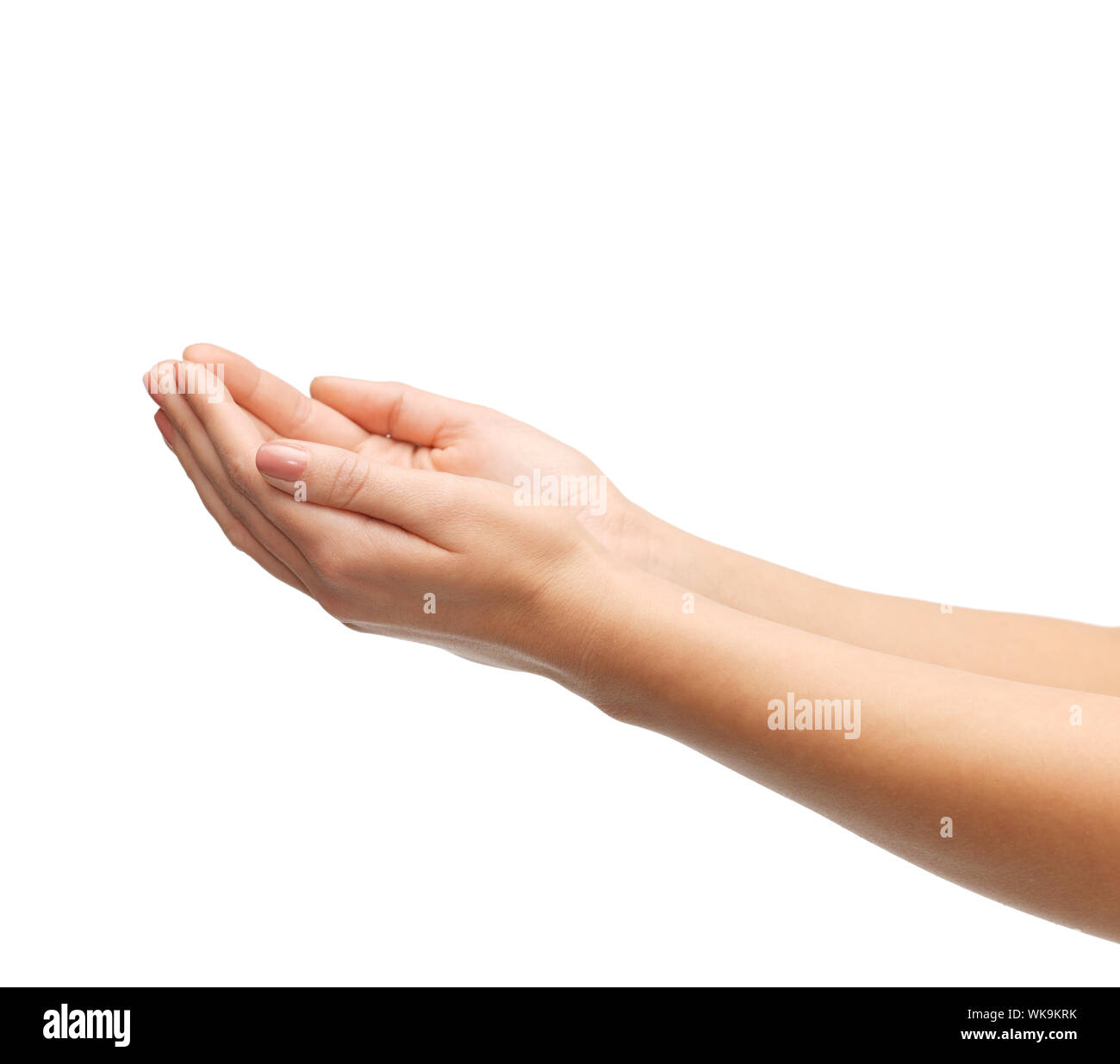 Womans hands holding something hi-res stock photography and images - Alamy