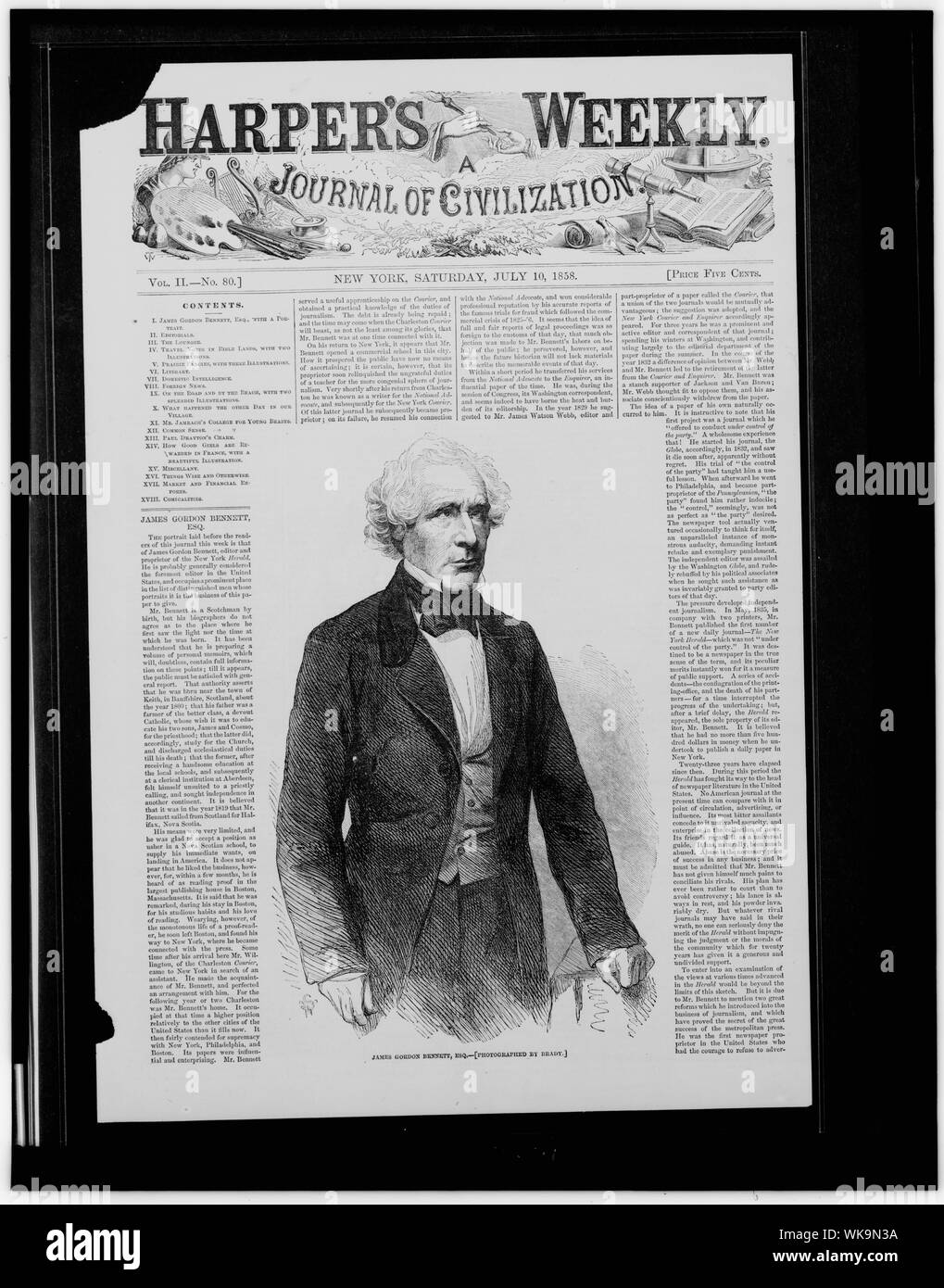 James gordon bennett new hi-res stock photography and images - Alamy