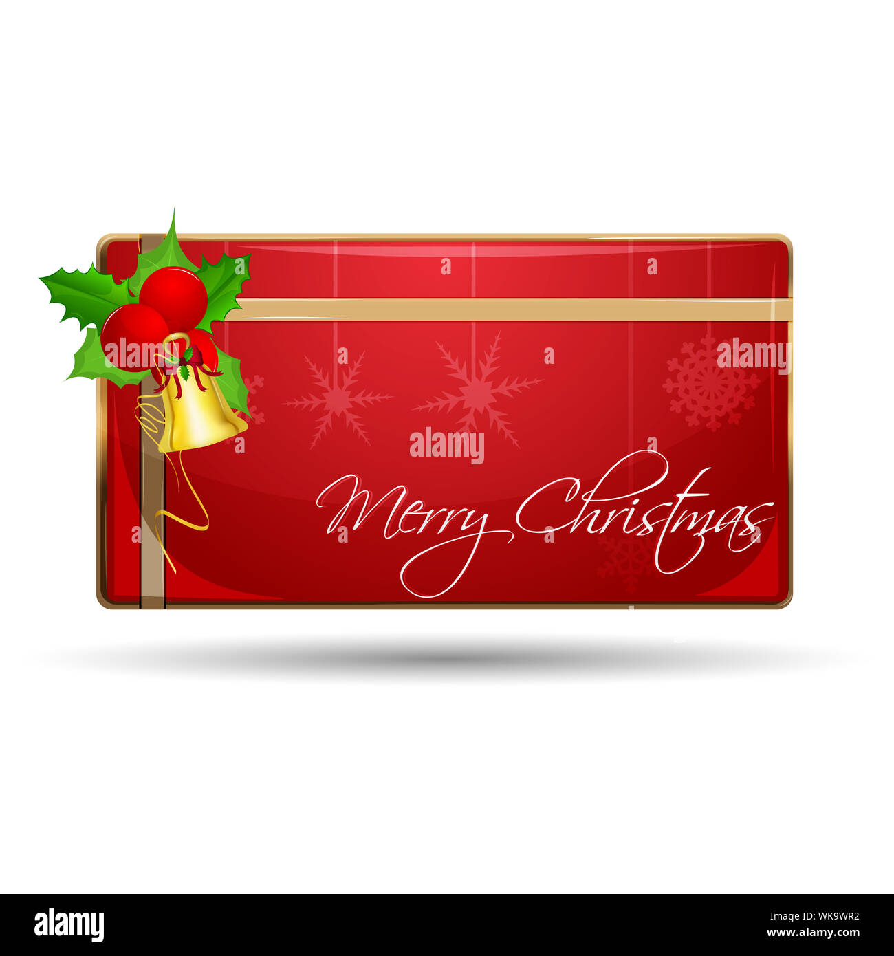 Merry christmas greeting text sparkle Cut Out Stock Images & Pictures ...