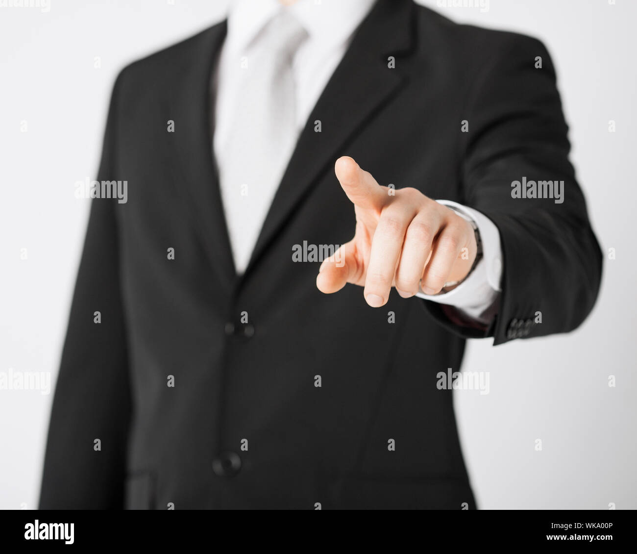 man hand pointing at something Stock Photo - Alamy