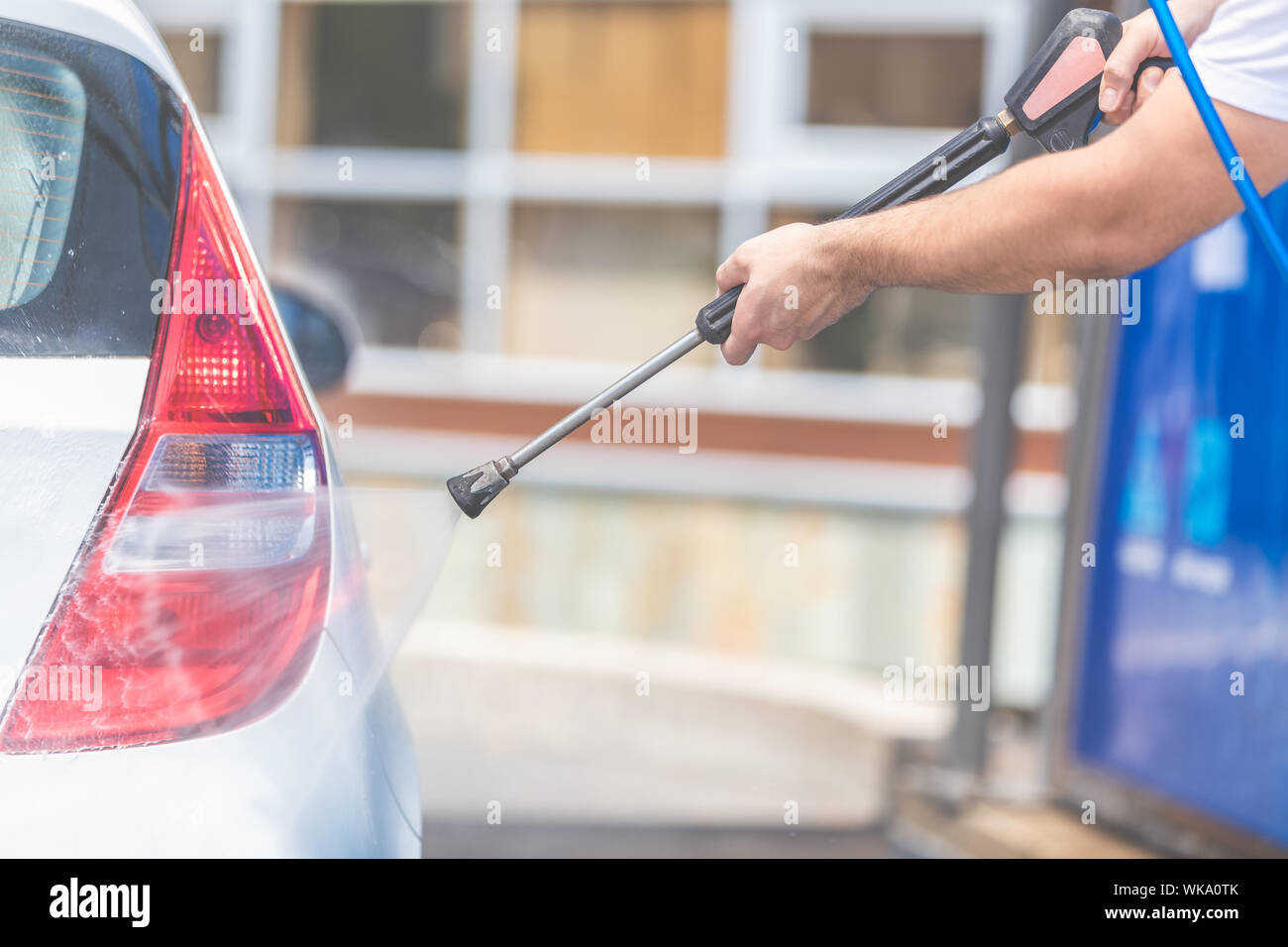 Rear of washing machine hi-res stock photography and images - Alamy