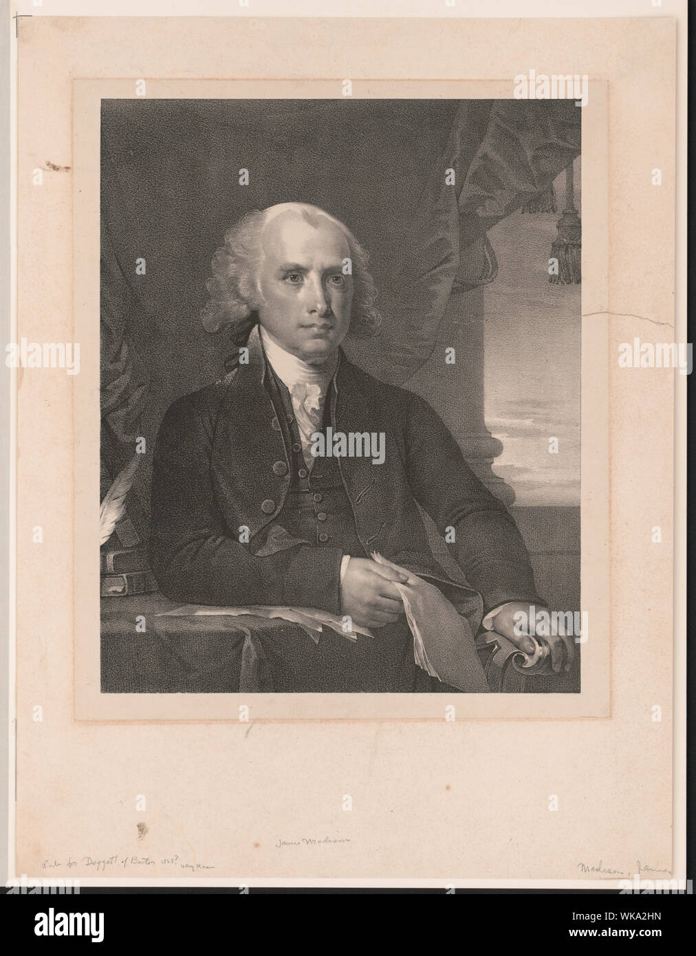 Fourth president of the united states hi-res stock photography and ...