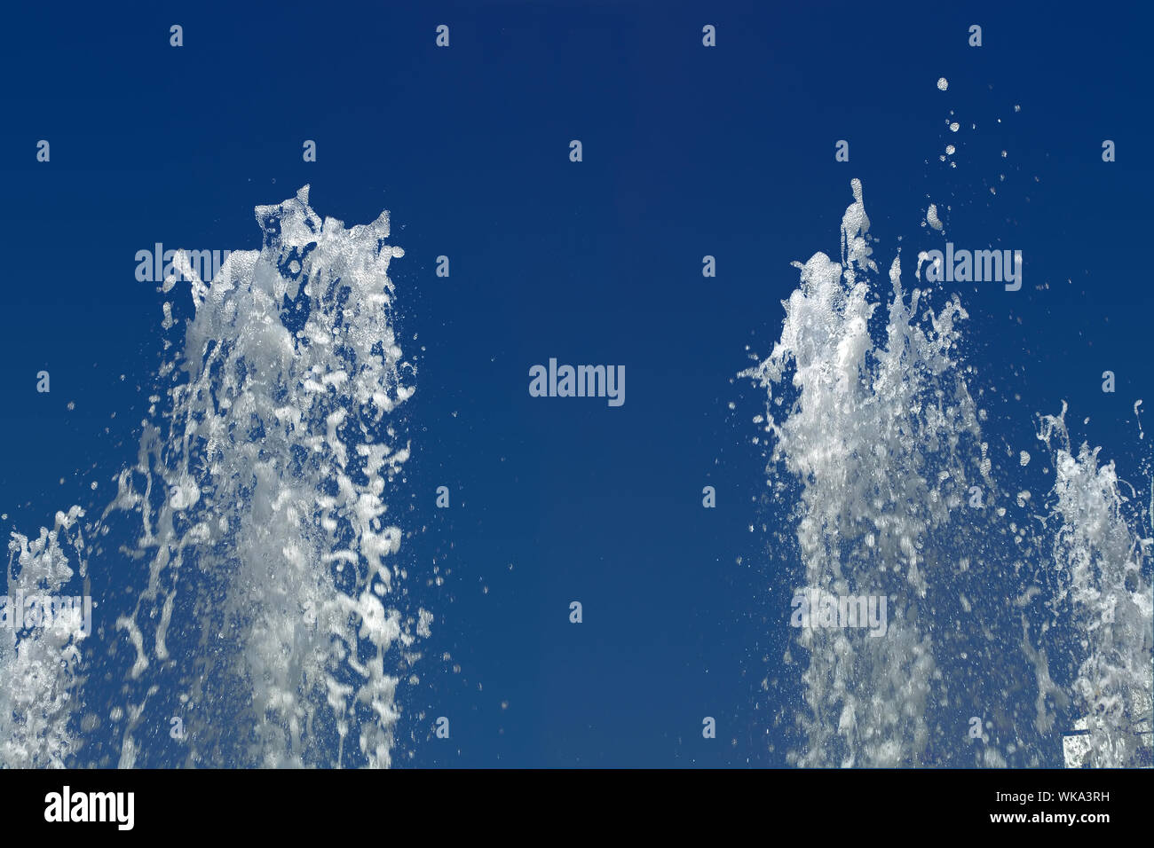 Strong spring or fontain, water energy Stock Photo - Alamy