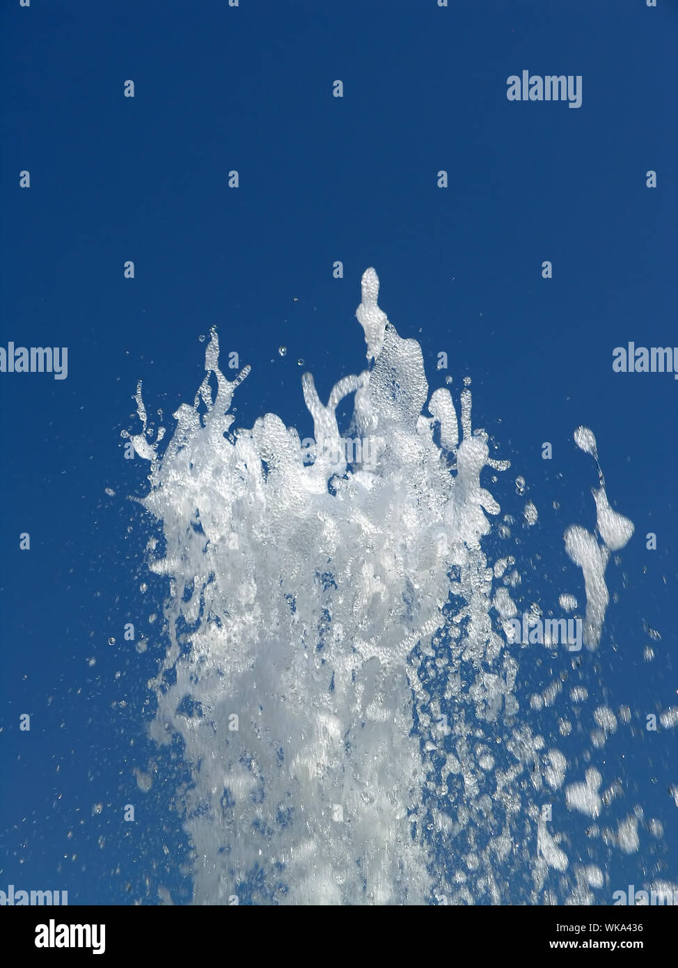 Strong spring or fontain, water energy Stock Photo - Alamy