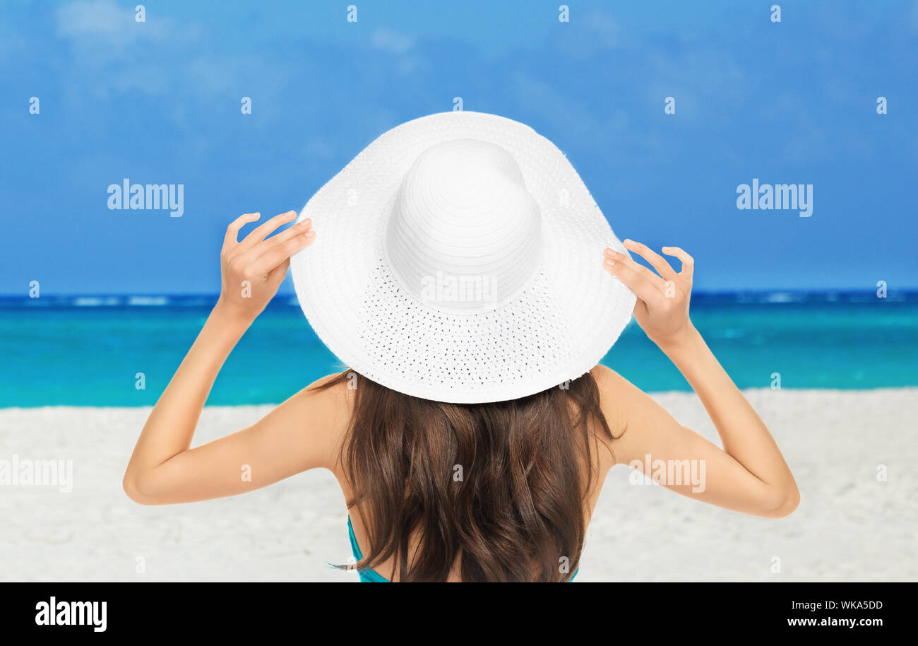 Bikini Model Posing Tropical Resort High Resolution Stock Photography ...