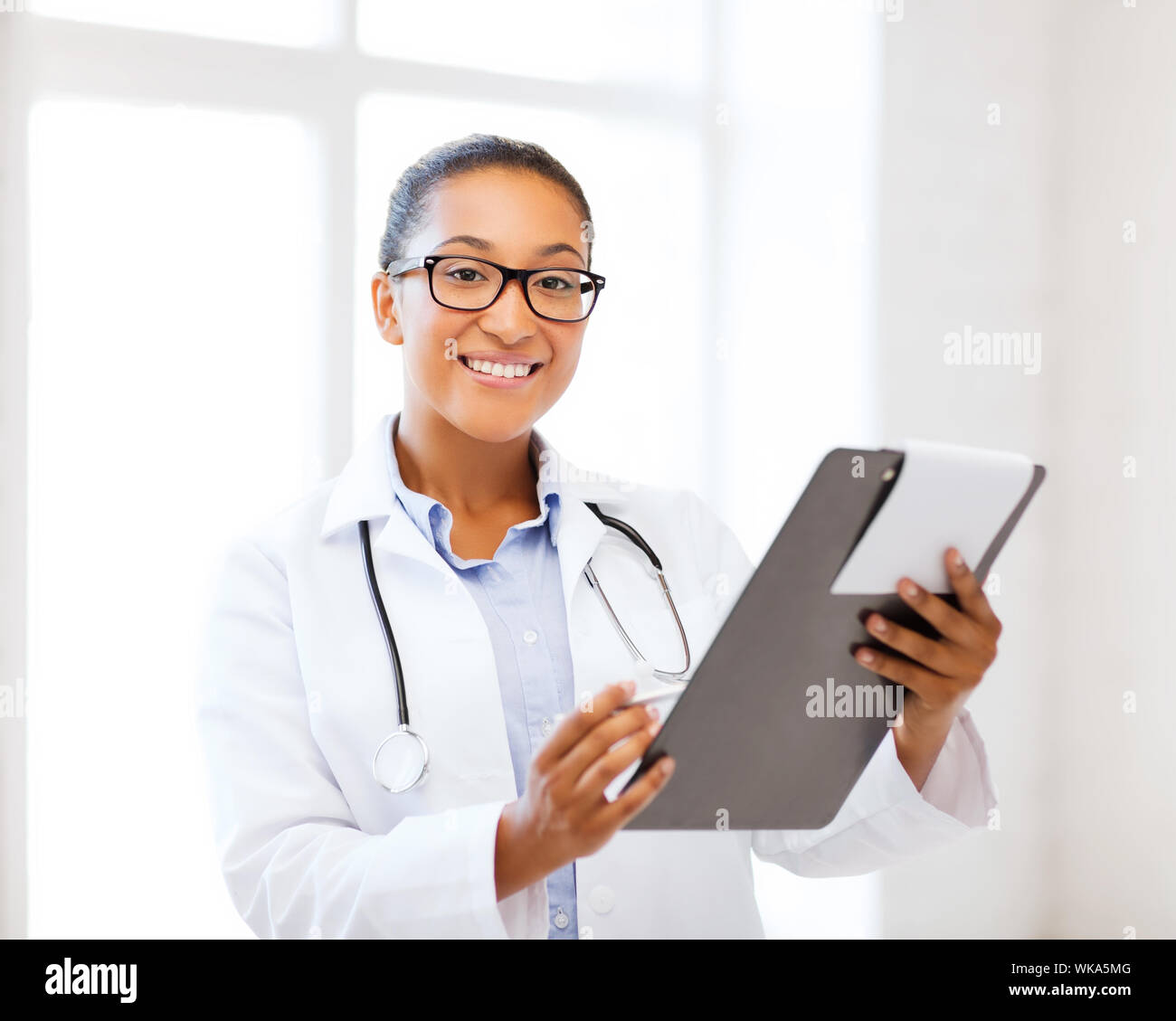 african female doctor in hospital Stock Photo - Alamy