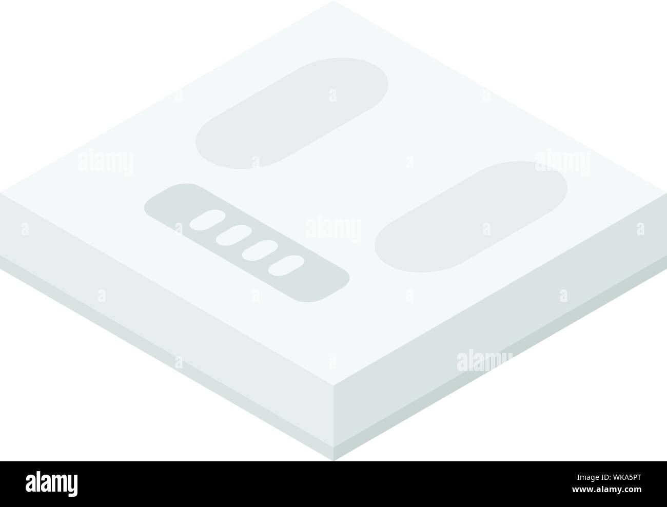 Smart scales icon, isometric style Stock Vector Image & Art - Alamy