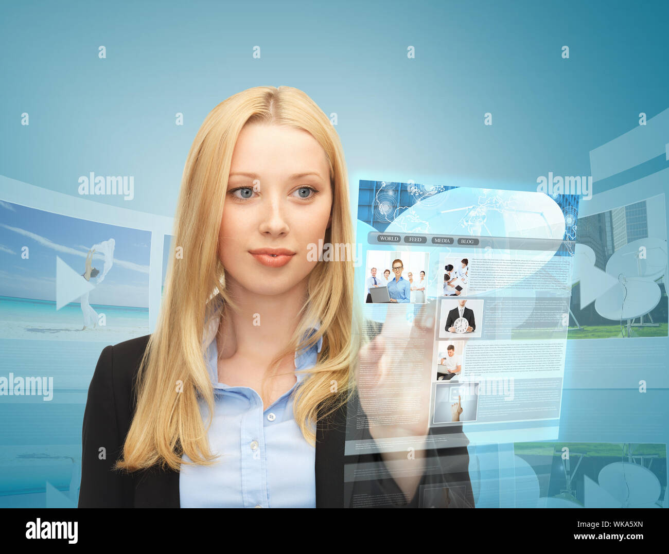 Blog screens hi-res stock photography and images - Alamy