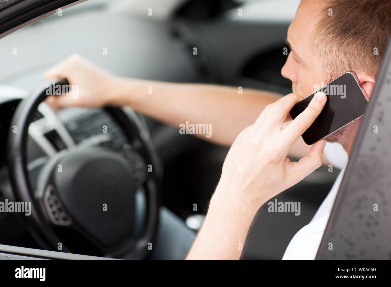Accident At Work Phone High Resolution Stock Photography and Images - Alamy