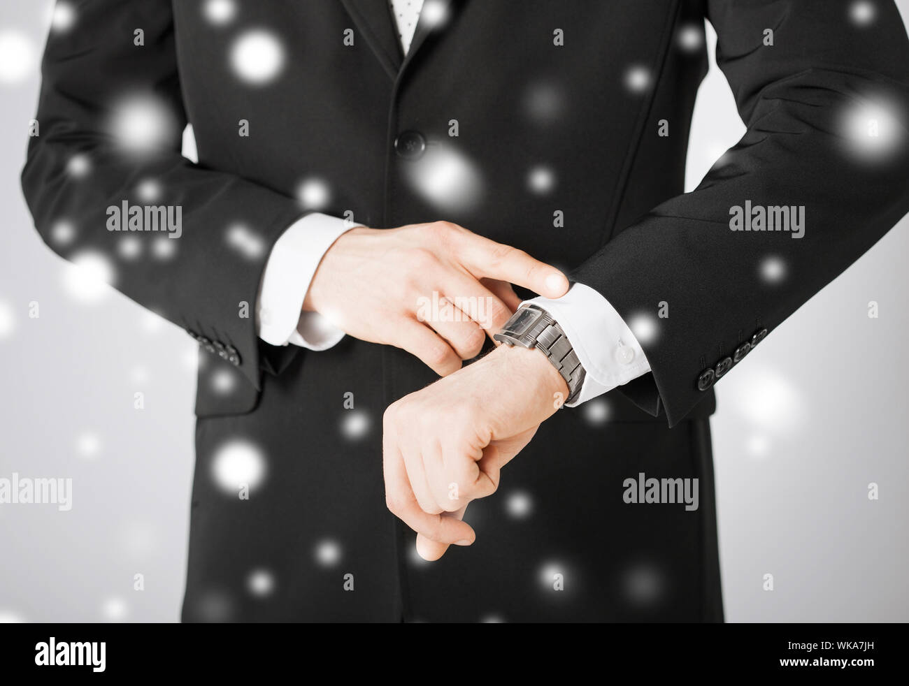 Man Looking Watch Rushing Work High Resolution Stock Photography and ...