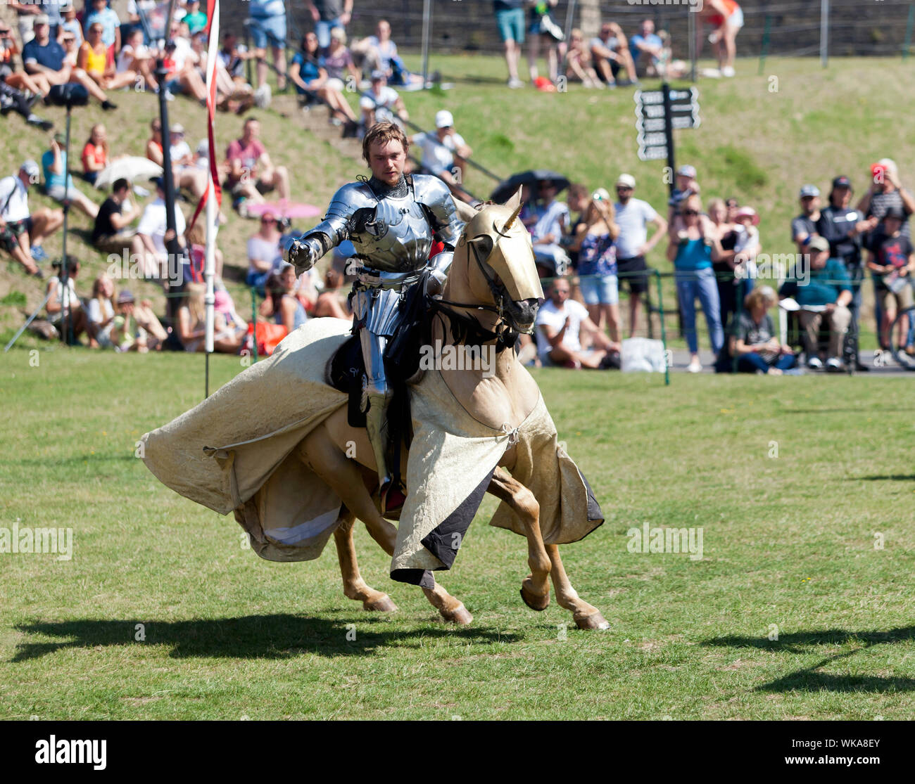 Chargers in a battle horse hi-res stock photography and images - Alamy