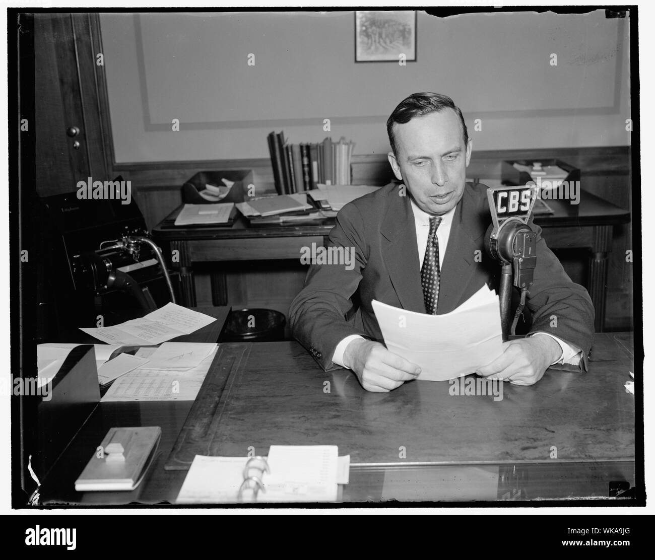 James V. Bennett, Dir. of Prison Industries Stock Photo - Alamy
