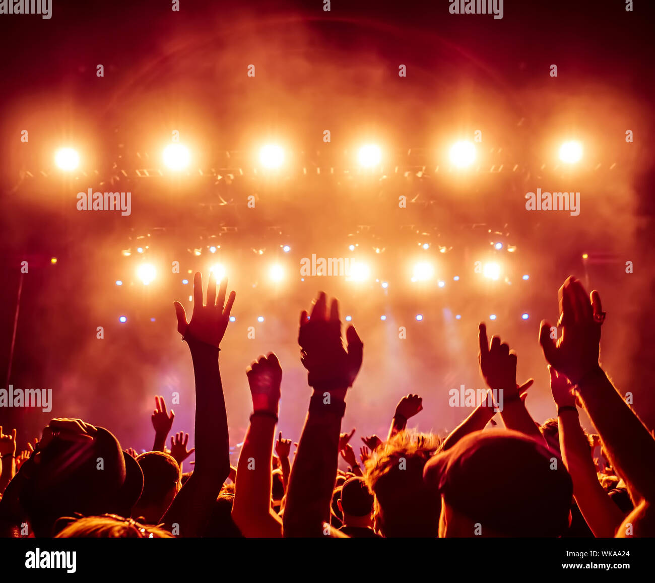 Crowd Enjoying Concert High Resolution Stock Photography and Images - Alamy