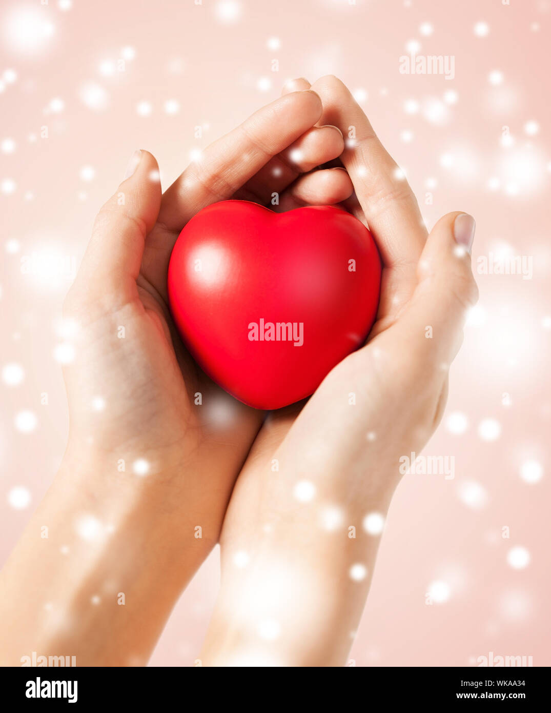 woman hands with heart Stock Photo - Alamy