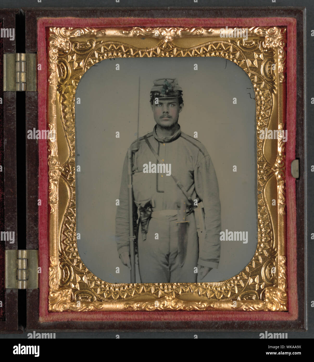 James W. Millner of Company K, 38th Virginia Infantry Regiment with ...