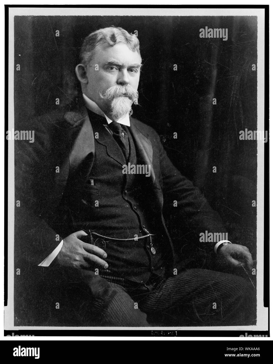 James Wallace Van Cleave, three-quarters length portrait, facing ...