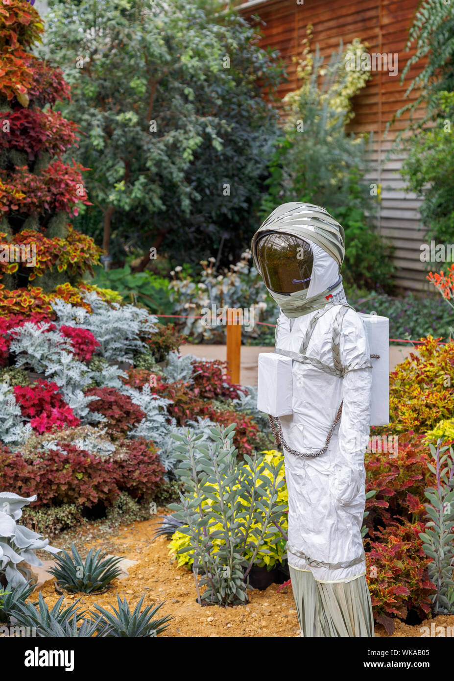 Innovative RHS Garden Mars display in the Glasshouse at the September ...