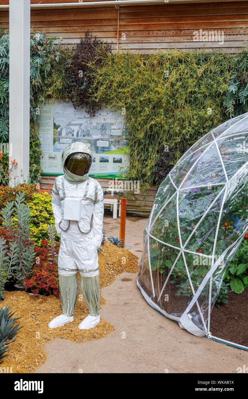 Innovative RHS Garden Mars display in the Glasshouse at the September ...