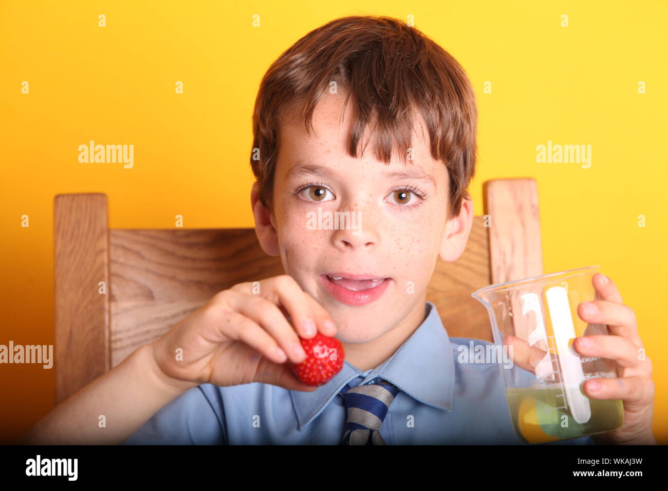 Extracting DNA from a Strawberry School Science Experiment with Young ...