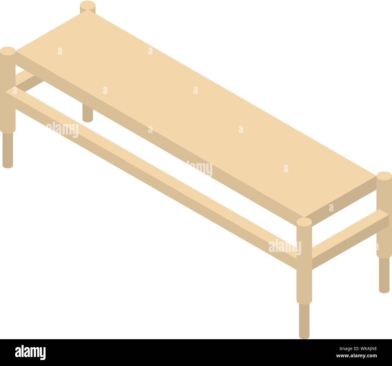 Outdoor bench icon, isometric style Stock Vector Image & Art - Alamy