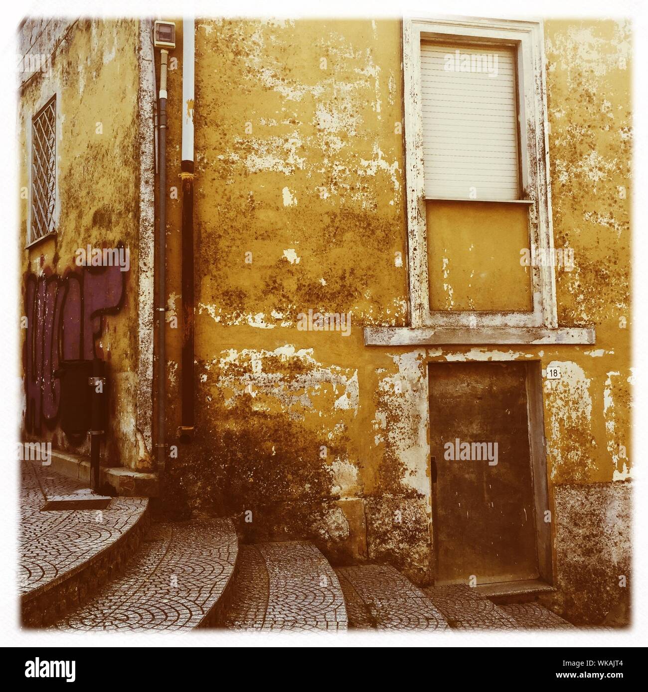 View Of Steps Of Building Stock Photo - Alamy