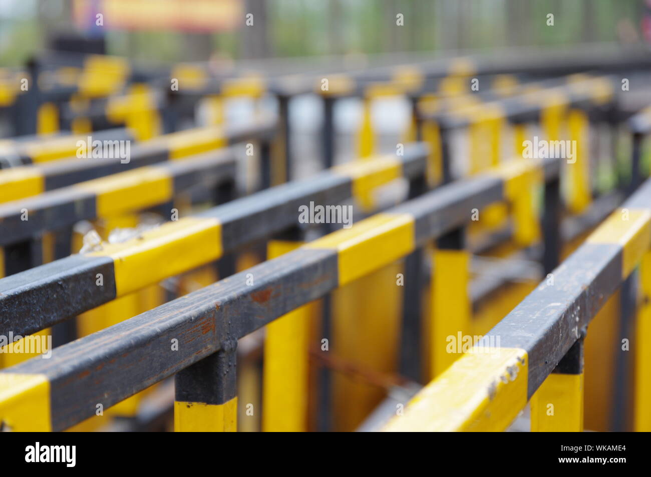 Yellow railing railings hi-res stock photography and images - Alamy