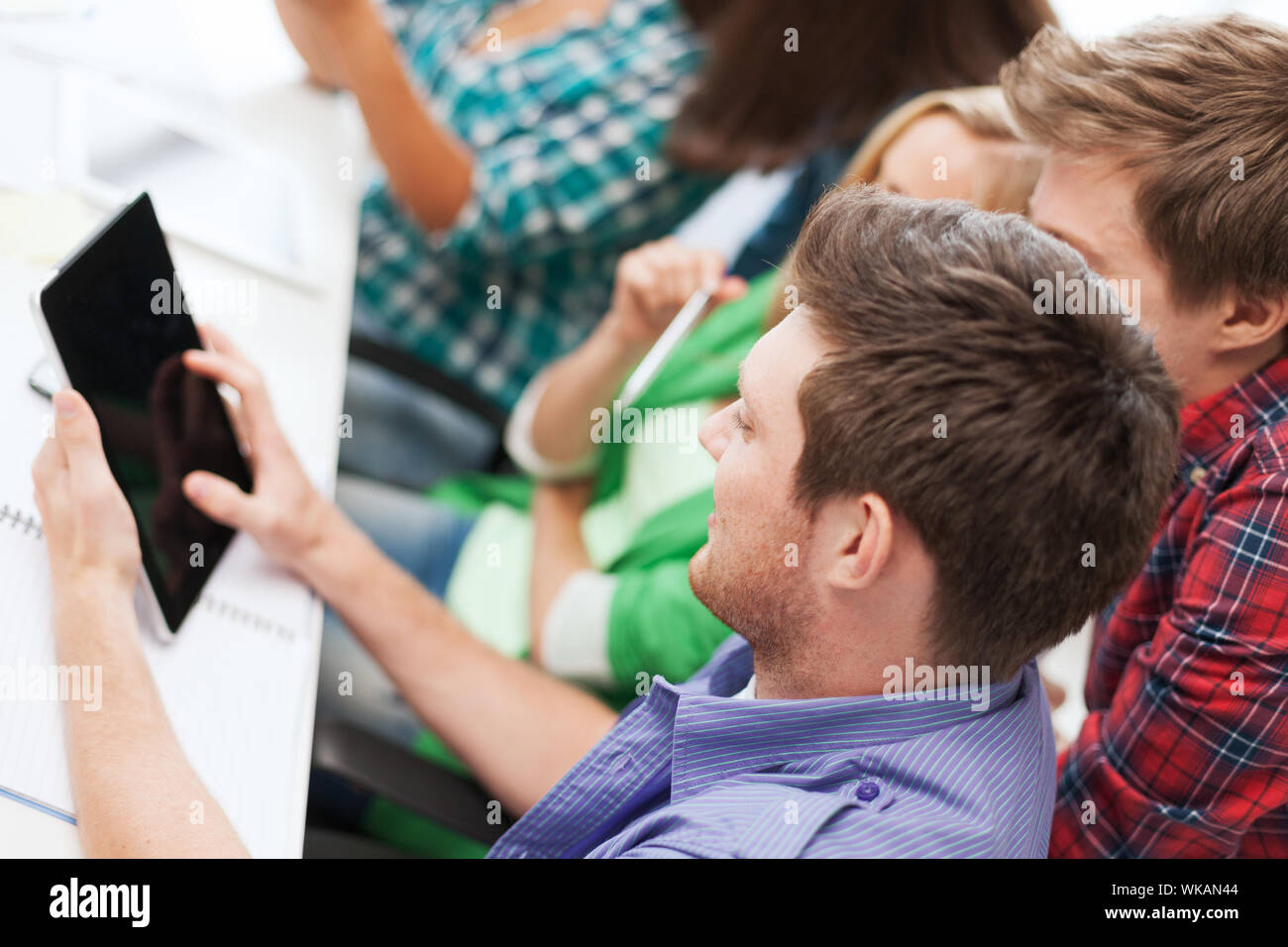 New students meeting classroom hi-res stock photography and images - Alamy