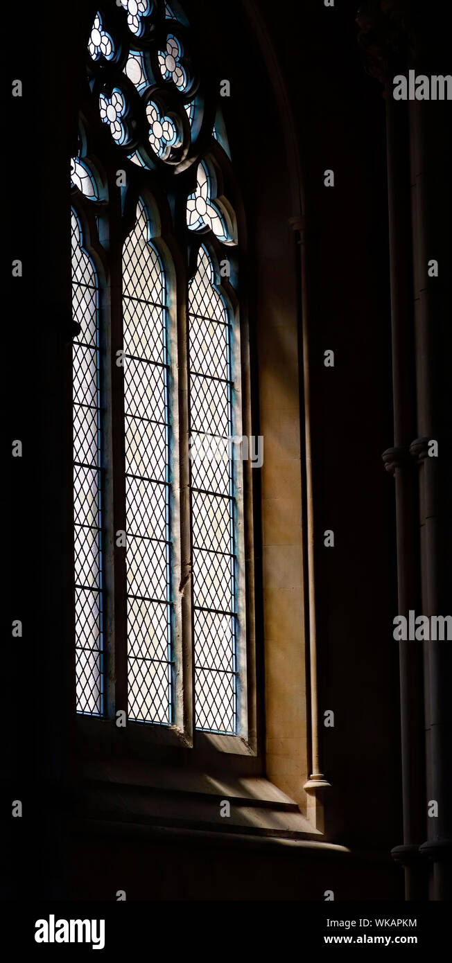 Arundel Cathedral Window. West Sussex Stock Photo - Alamy
