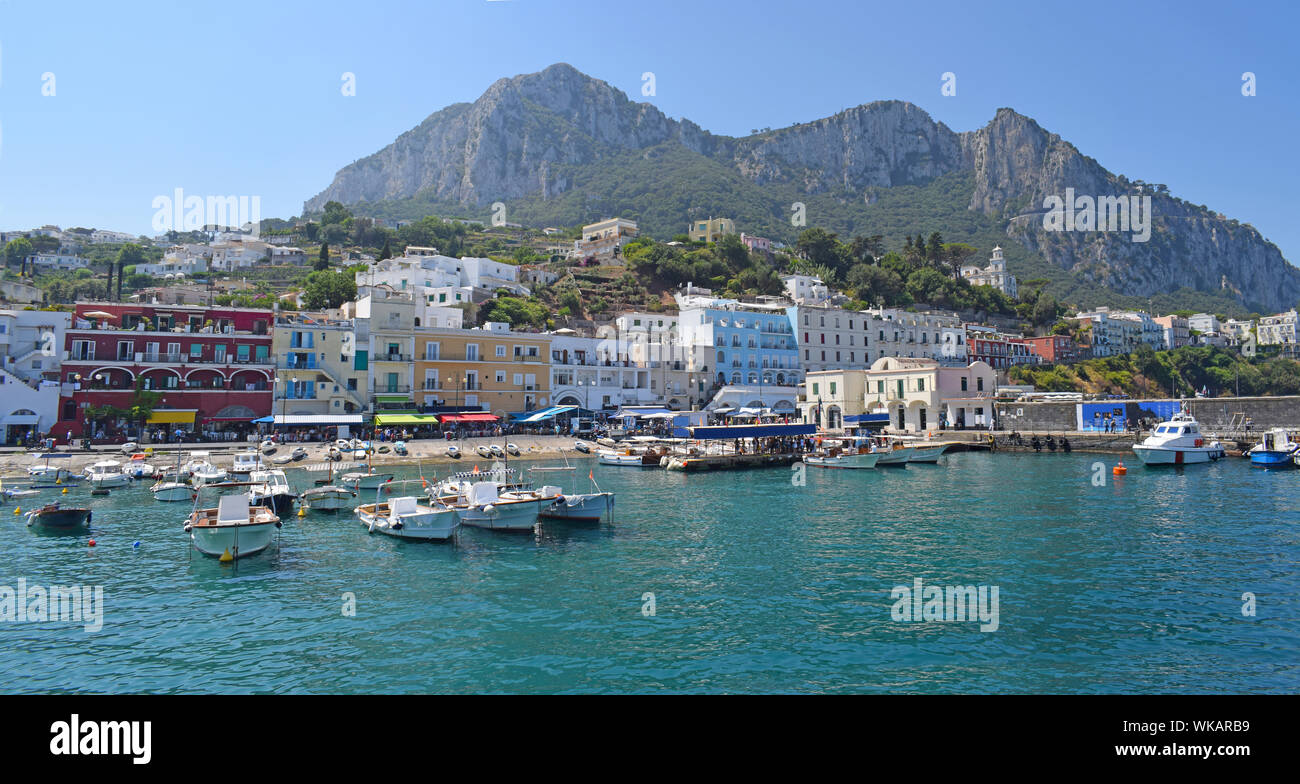 Island of Capri in Naples Italy Stock Photo - Alamy