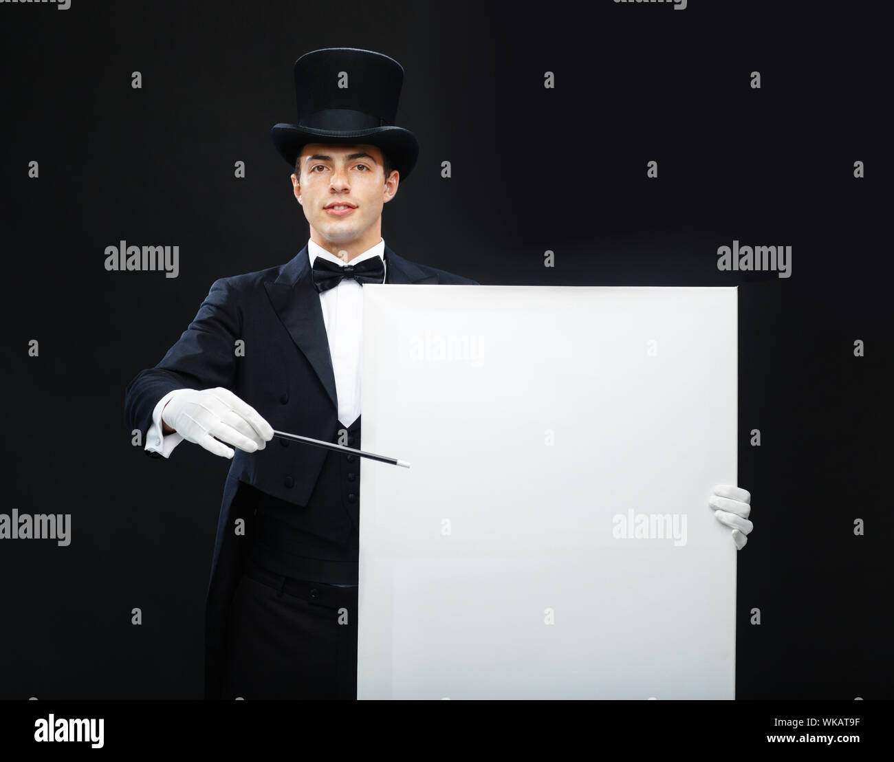 Magician Hat Wand High Resolution Stock Photography and Images - Alamy
