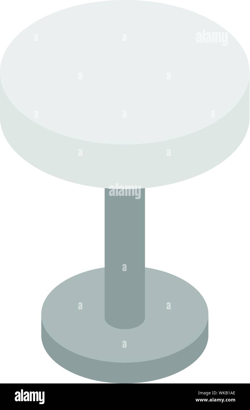 Bar round chair icon, isometric style Stock Vector Image & Art - Alamy