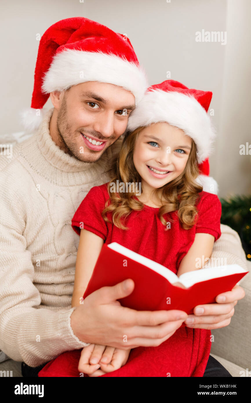 family, christmas, x-mas, winter, happiness and people concept ...