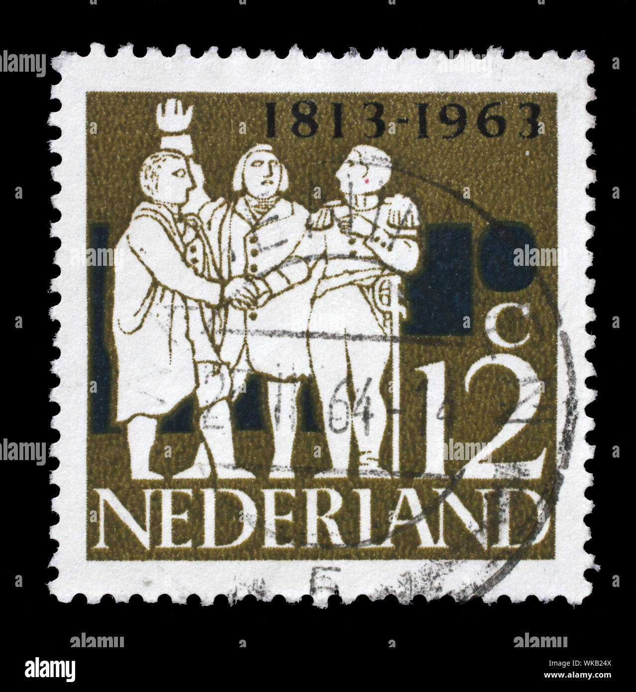 Vintage dutch postage stamp hi-res stock photography and images - Alamy