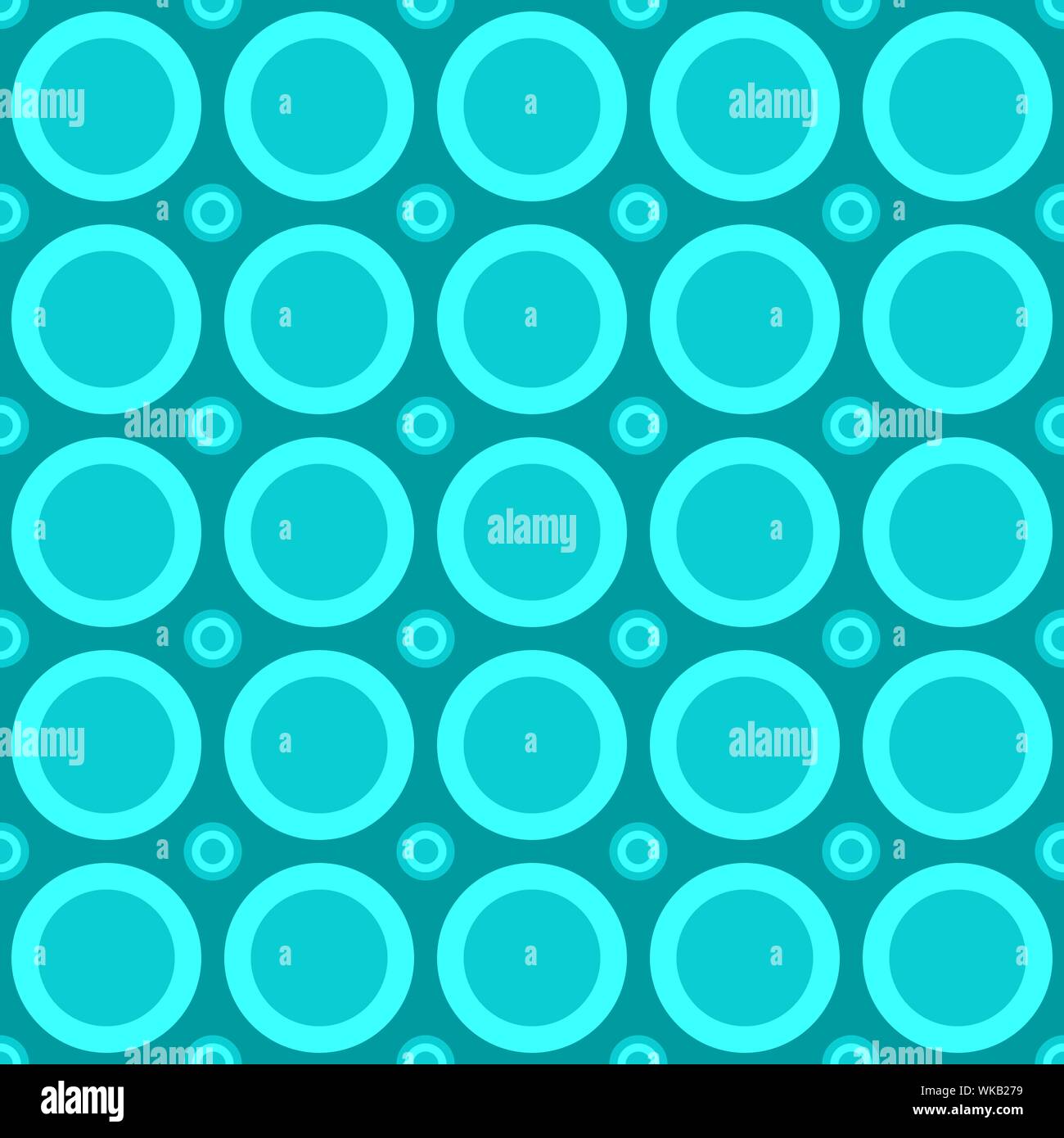 Abstract Seamless Circle Pattern Background Vector Graphic Design