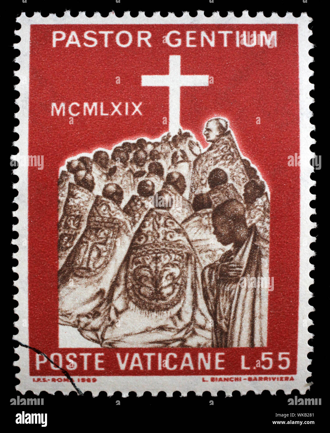 Vatican postage stamp hi-res stock photography and images - Alamy