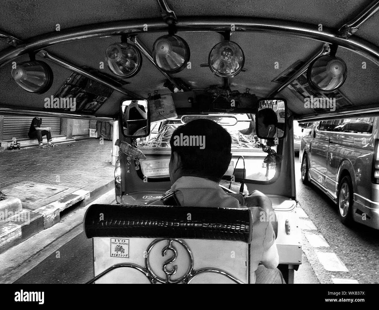 Rickshaw Black and White Stock Photos & Images - Alamy