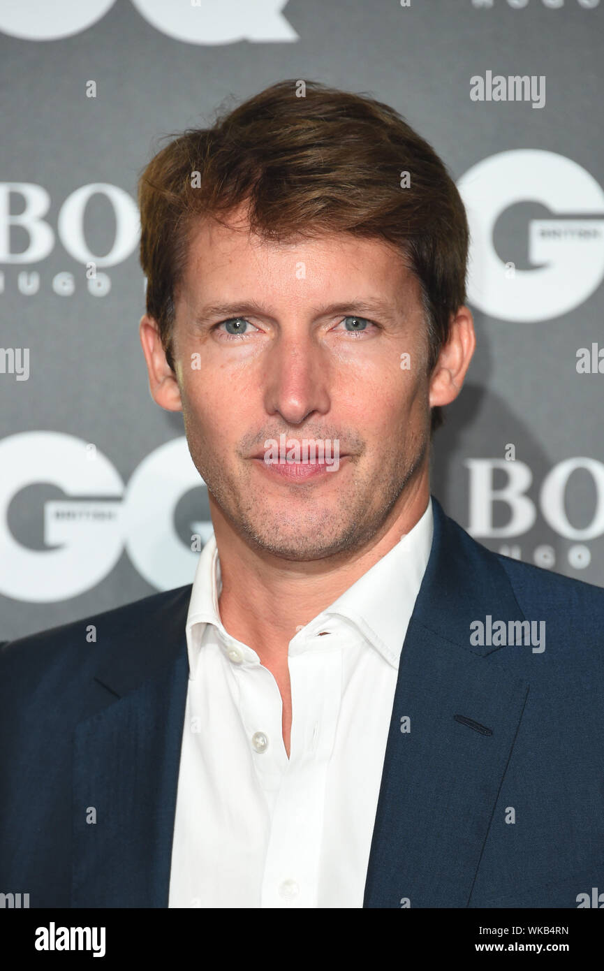 James Blunt arriving at the GQ Men of the Year Awards 2019 in ...