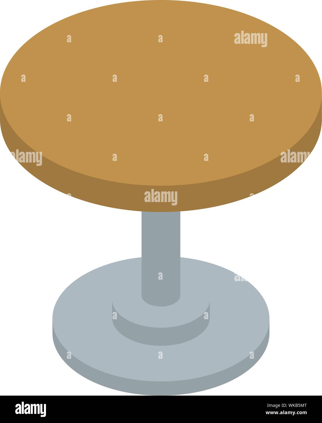 Round wood table icon, isometric style Stock Vector Image & Art - Alamy